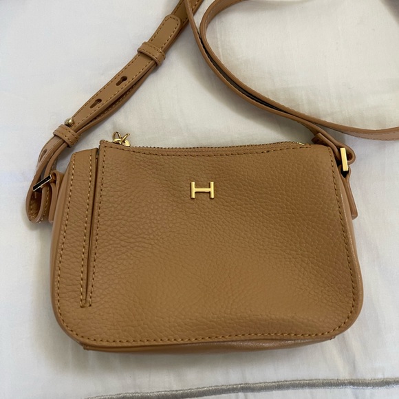 H by Halston | Bags | H By Halston Tan Crossbody | Poshmark